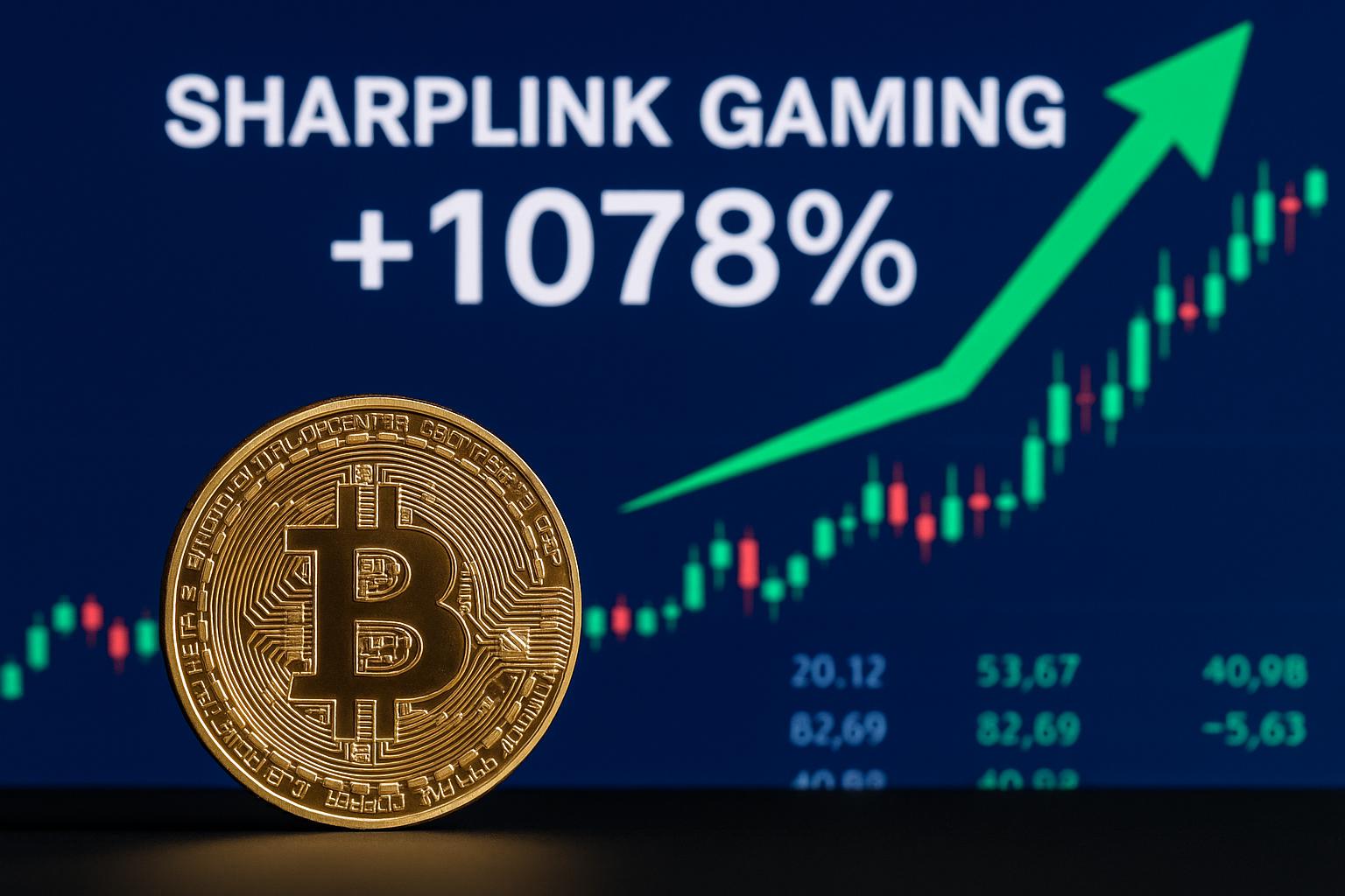 سهم SharpLink Gaming يقفز 1078% بسبب الكريبتو - تداول كريبتو